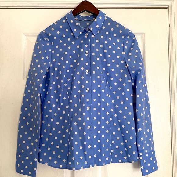 Tops | Polka Dot Button Down Shirt | Poshmark